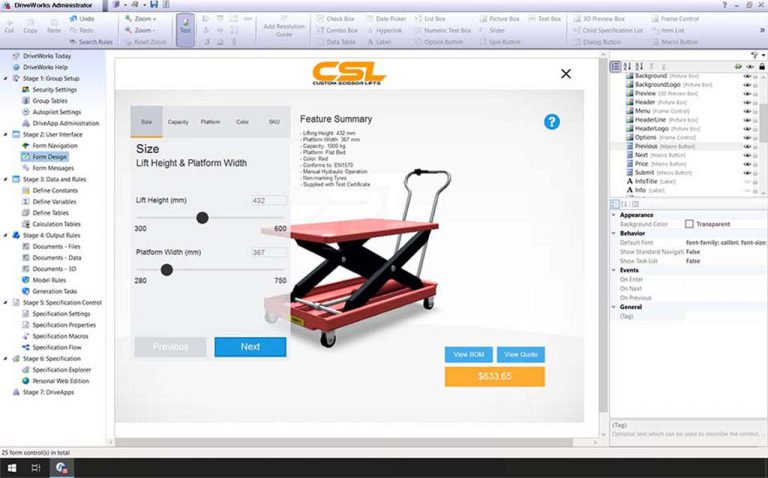 How to build a product configurator: choosing technology - DriveWorks