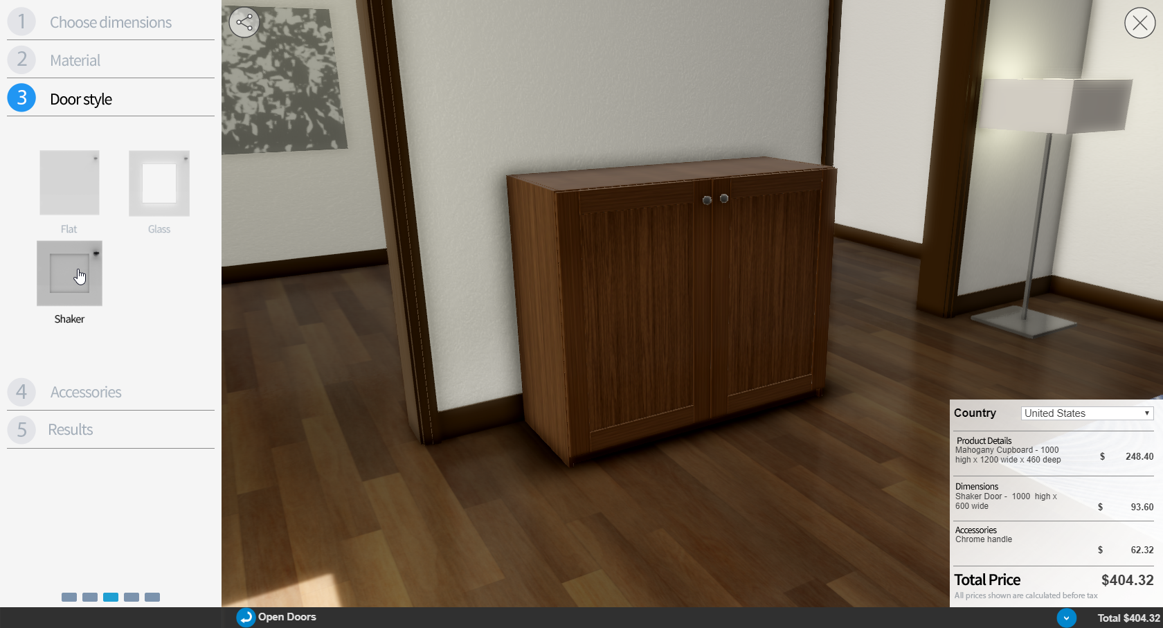 Custom Furniture Configurator - DriveWorks Pro Example - DriveWorks
