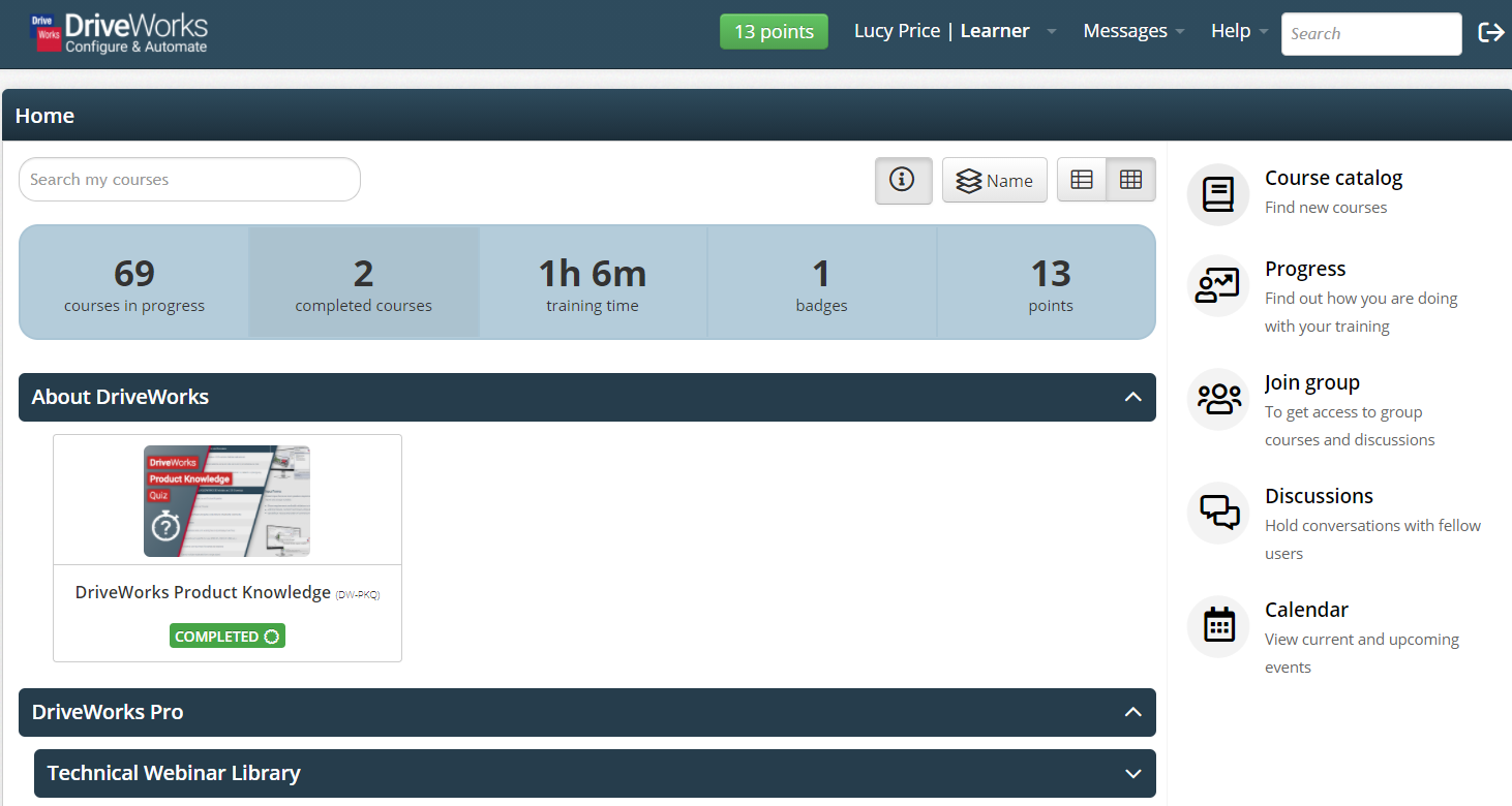 The DriveWorks Learning Portal - New Courses Added! - DriveWorks