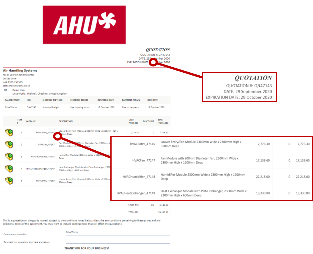 DriveWorks Configurator Example: HVAC System - DriveWorks