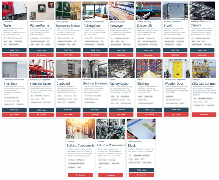 Explore DriveWorks Configurators - DriveWorks