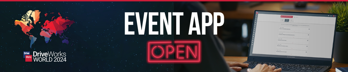 DriveWorks World 2024 Event App Now Live - DriveWorks